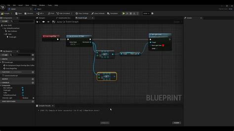 Ue5 Blueprints Tutorial 049 2 Create A Node Get A Copy Array ノードの作成