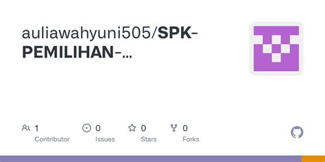 Github Auliawahyuni505spk Pemilihan Pelanggan Terbaik Metode Saw