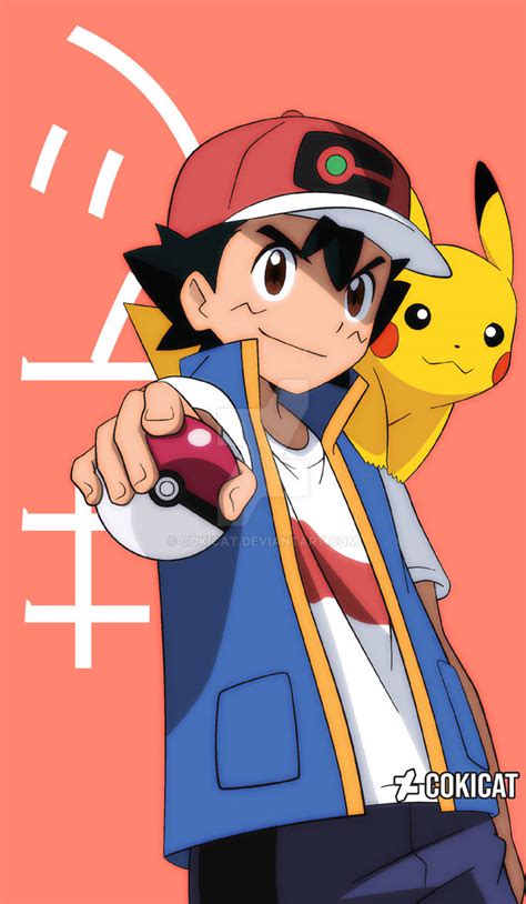 Satoshi Ash Ketchum Poster Fanmade By Cokicat On Deviantart Satoshi Ash Ketchum Poster Fanmade By Cokicat On Deviantart