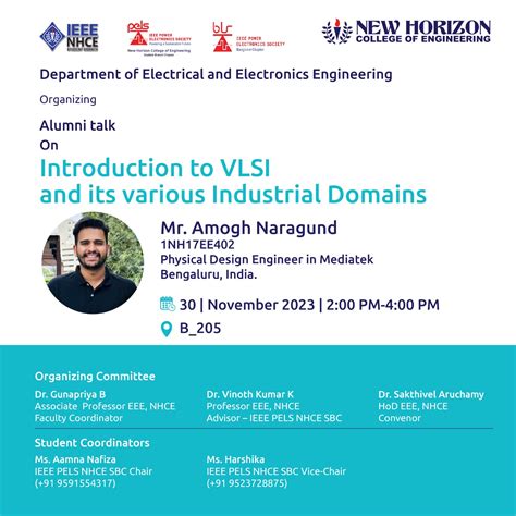 alumni talk on introduction to vlsi and its various industrial domains
