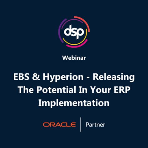 Ebs And Epm Releasing The Potential In Your Erp Implementation