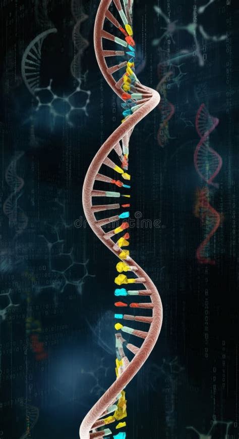 High Resolution Dna Sequence With Digital Analysis Futuristic