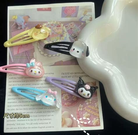 可爱透明bb卡通发夹 5入 大多百线上购物平台 The Best Shop