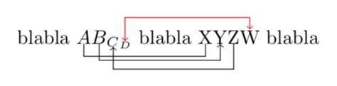 How To Connect Two Parts Using Arrows Or Lines In Latex TeX LaTeX Stack Exchange