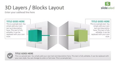 3d Layers Blocks Diagrams Powerpoint Presentation Template Slidesalad Ppt