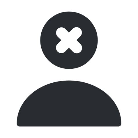 User Remove User Interface Gesture Icons