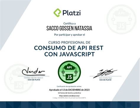 Curso De Consumo De Api Rest Con Javascript Platzi Natassia Sacco