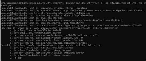 java why am i getting a classnotfoundexception when class is