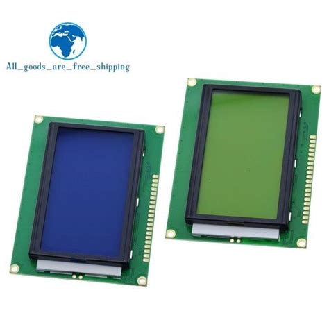 128x64 Dots Lcd Module 5v Blue Screen 12864 Lcd With Backlight St7920 Parallel Port Lcd12864 For