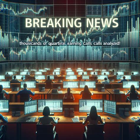 Sa Transcripts Team Reveals Breaking News Thousands Of Quarterly Earnings Calls Analyzed