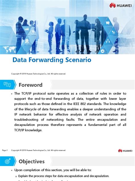 Hc110110007 Data Forwarding Scenario Pdf Internet Protocol Suite
