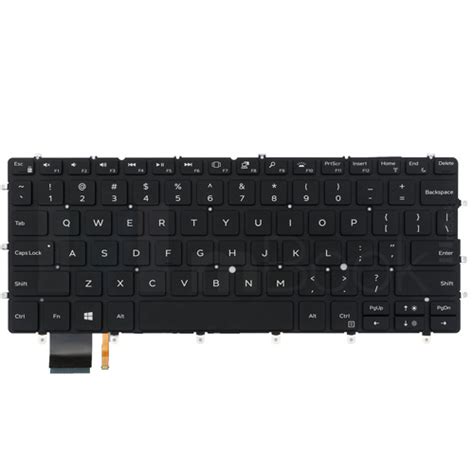 Dell XPS 13 9380 9380 7660SLV PUS P82G 03CM18 US Black Backlit Keyboard AnyITparts
