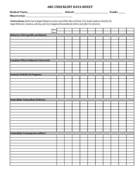 10 Behavior Data Collection Sheets Ideas Data Collection Sheets Data Collection Behavior