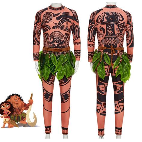 Best Maui Costume Moana Cosplay Costume For Sale