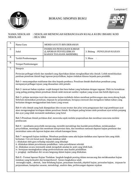 Sinopsis Buku 3 Splkpm 2023 Pdf