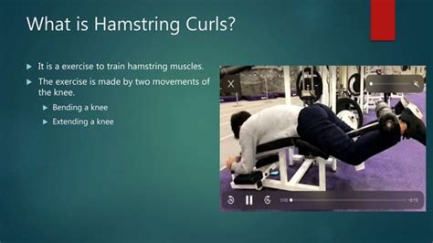 Hamstring Curl Pptx