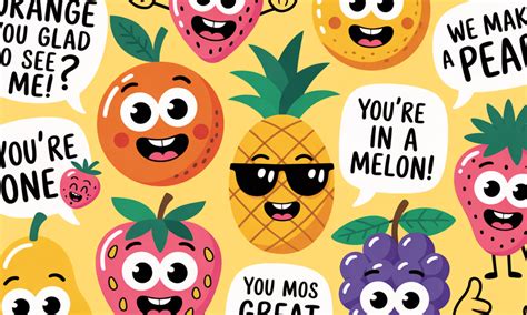 358 Fruit Puns Short Cute One Liners Captions And Jokes