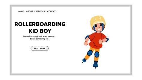 rollerboarding kid boy vector 23872399 Vector Art at Vecteezy