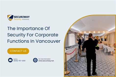 Why Choose Corporate Function Security In Vancouver