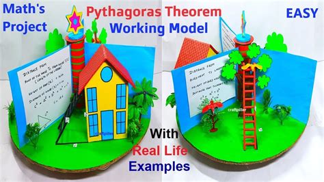 Best 13 Pythagoras Theorem Working Model Maths Project With Real