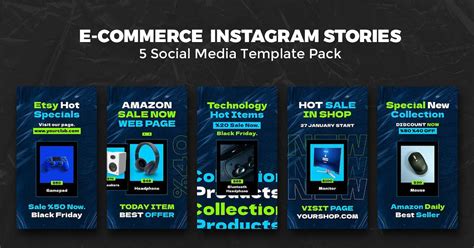 Shopping Instagram Stories Graphics Envato Elements