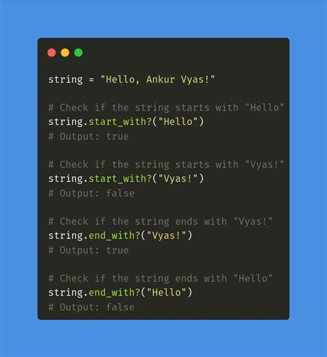 Learn About String Tests In Ruby Ankur Vyas Posted On The Topic Linkedin