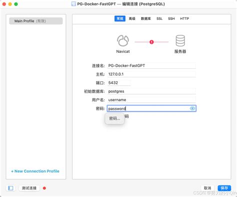 Fastgpt本地开发 之 通过navicat管理mongodb、postgresql数据库 技术栈