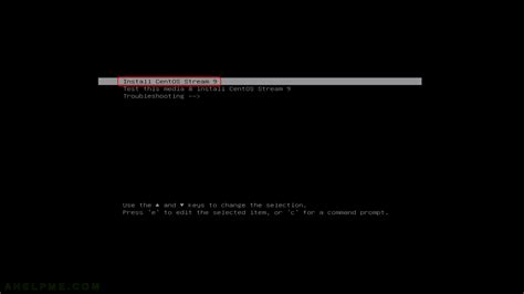 Install CentOS Stream Workstation Gnome GUI