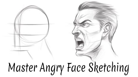 Step By Step Guide To Drawing Angry Faces How To Draw A Side Face