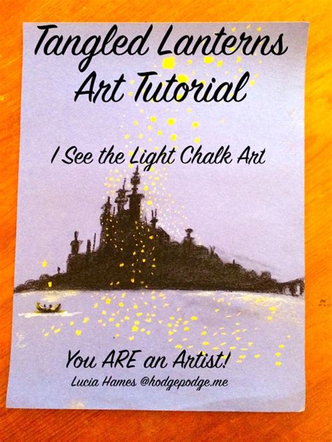 Tangled Lanterns Art Tutorial I See The Light Your BEST Homebabe
