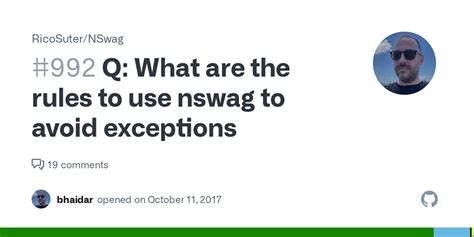 Q What Are The Rules To Use Nswag To Avoid Exceptions Issue RicoSuter NSwag GitHub