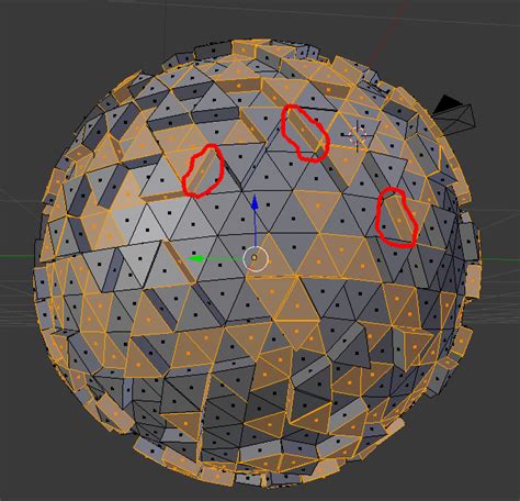 selection tools blender select random face but not sides blender