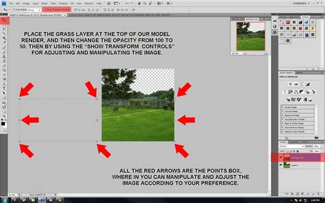 post processing ps tutorial adding grass great architecture