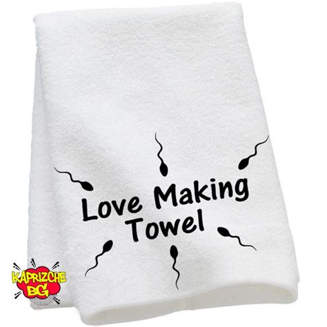 Love Making Towel Cum Rag Jizz Rag WAP Gag Gift Naughty Etsy