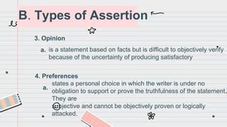 Reading And Writing Skills Assertion Pptx