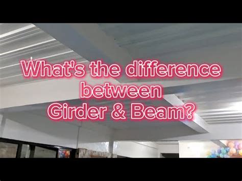 Whats The Difference Between Girder And Beam Youtube