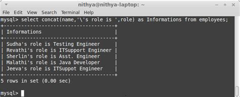 Advanced Mysql Functions And Operators கணியம்