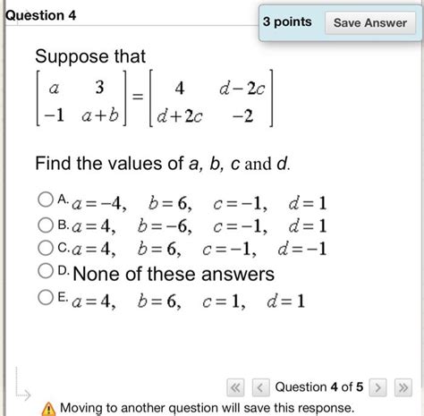 Suppose That A Is A 4×5 Matrix And B Is A 4×4