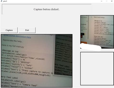 Python How To Display Latest Captured Image And Then Display It To A Label In Tkinter