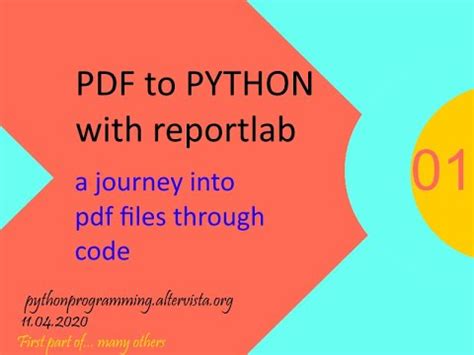 Reportlab 1 Pdf And Python YouTube