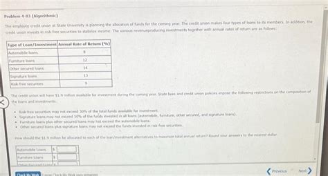 solved probleas 4−03 algonthanc the forsas give intstments