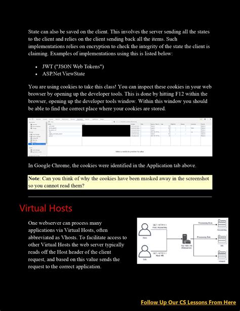 Cyber Security Web Applications Cs Lesson 6 Pdf Connect 4 Techs