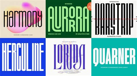40 Best Condensed Fonts Narrow Fonts In 2026 Design Work Life