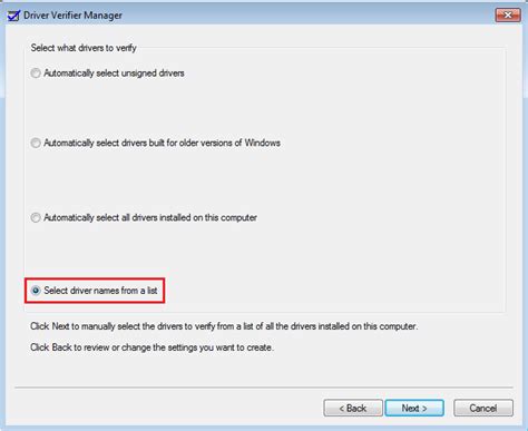 Driver Verifier Enable And Disable Tutorials
