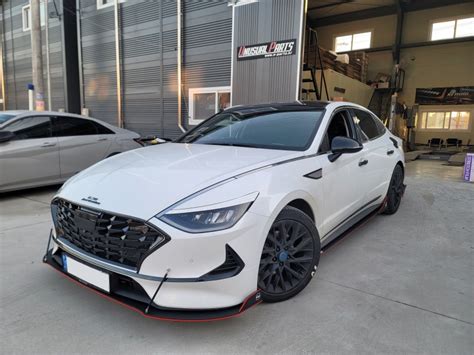 Dn8 소나타 언유즈얼파츠 바디킷 장착 시공 쏘나타dn8 에어댐 바디킷 립댐 튜닝은 화성 언유즈얼파츠에서 프론트댐 사이드댐 리어댐 디퓨저 디퓨져 네이버 블로그