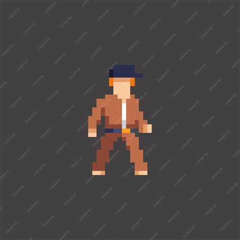 Premium Vector Pixel Art Game Character