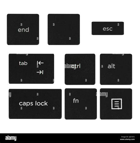 Function Keys From A Computer Keyboard On A White Background Stock Photo Alamy