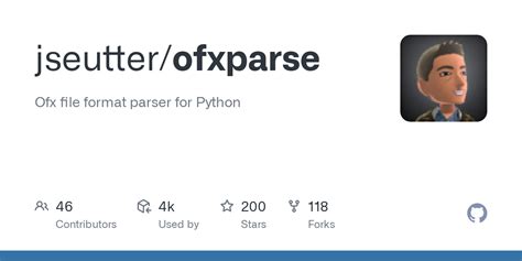GitHub Jseutter Ofxparse Ofx File Format Parser For Python