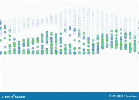 Color Abstract Square Rectangle Pattern Generative Art Background