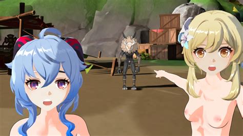 Rule 34 3d Ganyu Genshin Impact Genshin Impact Hilichurls Species Looking At Viewer Lumine